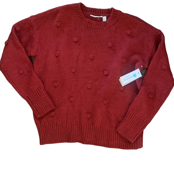 RD Style | Sweaters | Nwt Rd Style Dark Red Sweater | Poshmark